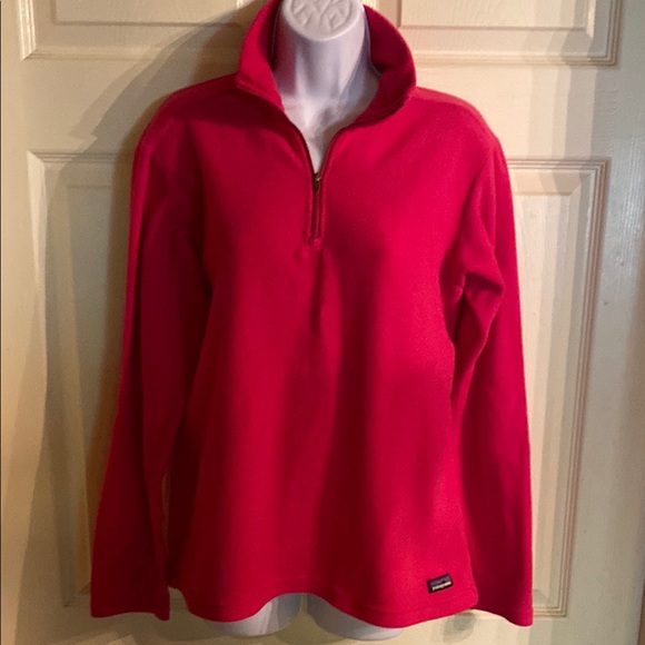 Patagonia | Tops | Patagonia Vibrant Pink Fleece Pullover | Poshmark